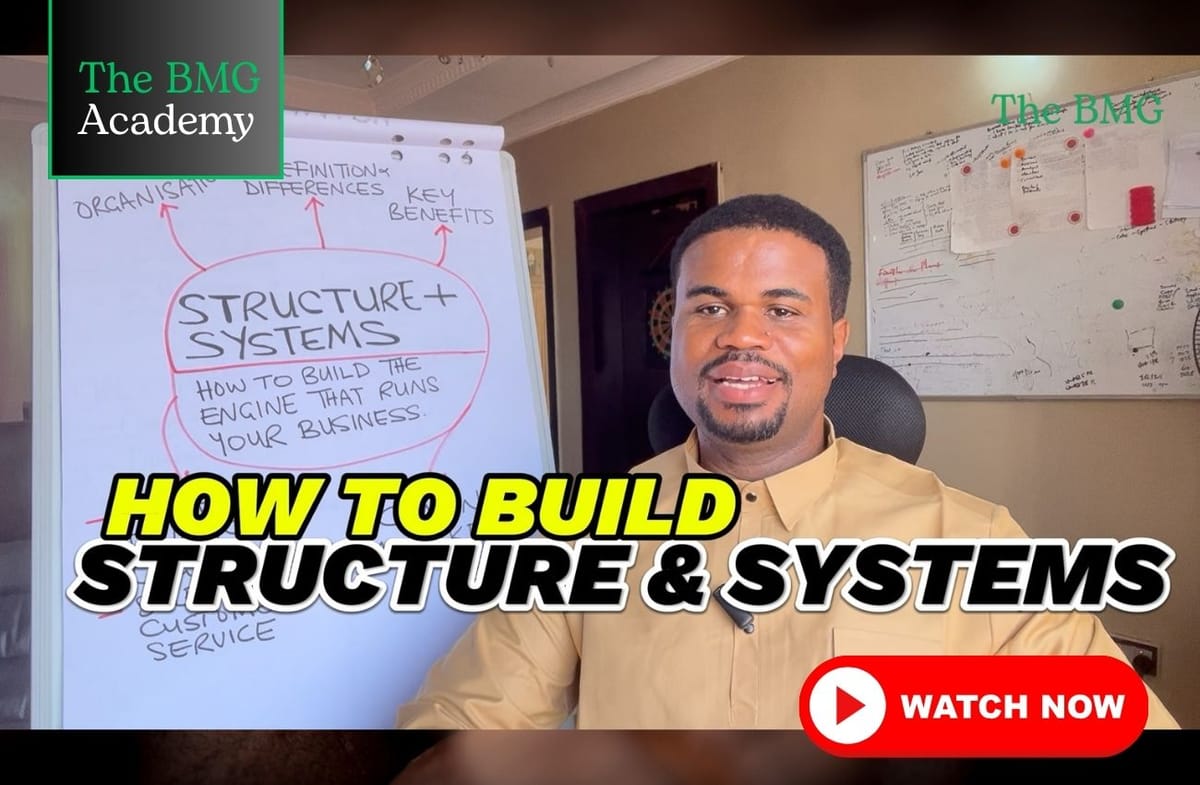 How To Build Structure & Systems That Run Your Business Like A Machine (Course)